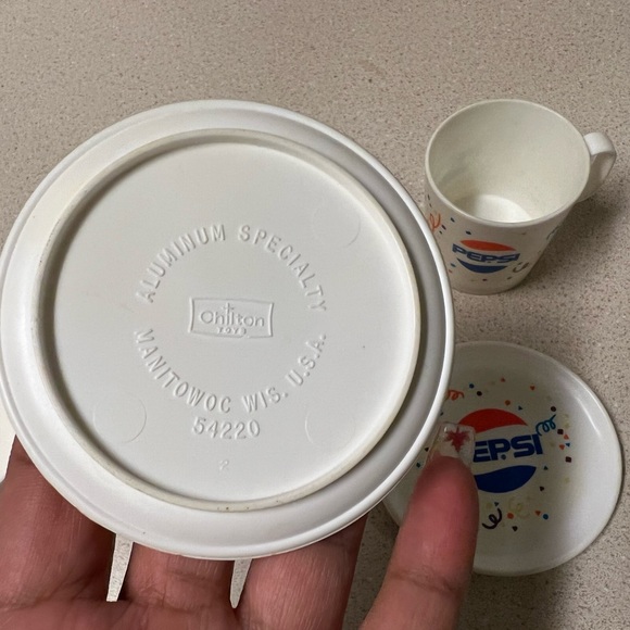 Pepsi | Toys | Vintage Chilton Toys Pepsi Pretend Play Plates | Poshmark